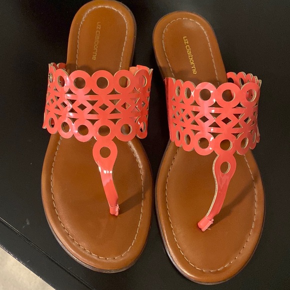 Liz Claiborne | Shoes | Liz Claiborne Sandal In Melon Color Size 75m In ...